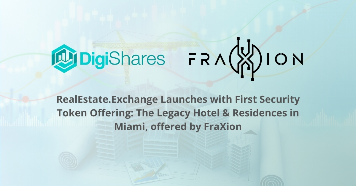 RealEstate.Exchange Launches with First Security Token Offering: The ...